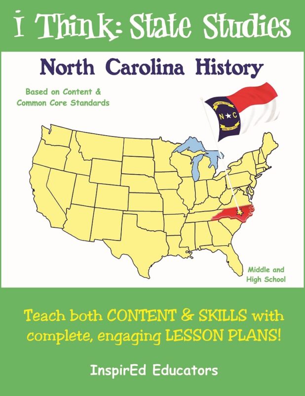 P6202 North Carolina History 8th grade – PRINT EDITION – Inspired Educators